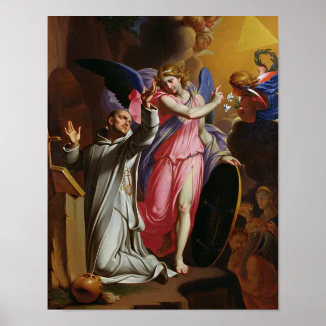 St. Bruno at Prayer, 1671 Poster | Zazzle