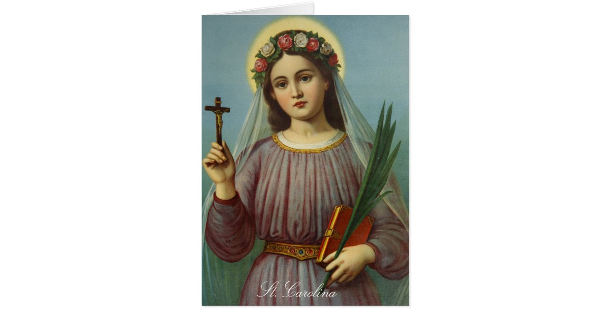 St. Caroline Carolina Religious Patron Saint | Zazzle