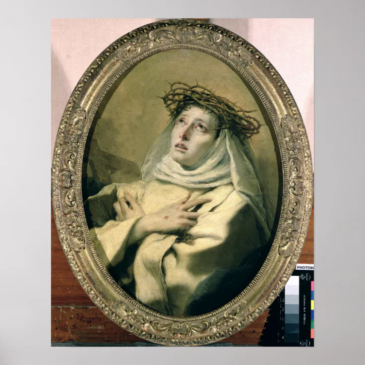 St. Catherine of Siena , c.1746 Poster | Zazzle