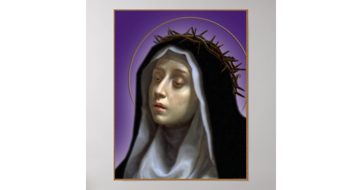 St. Catherine of Siena Poster | Zazzle