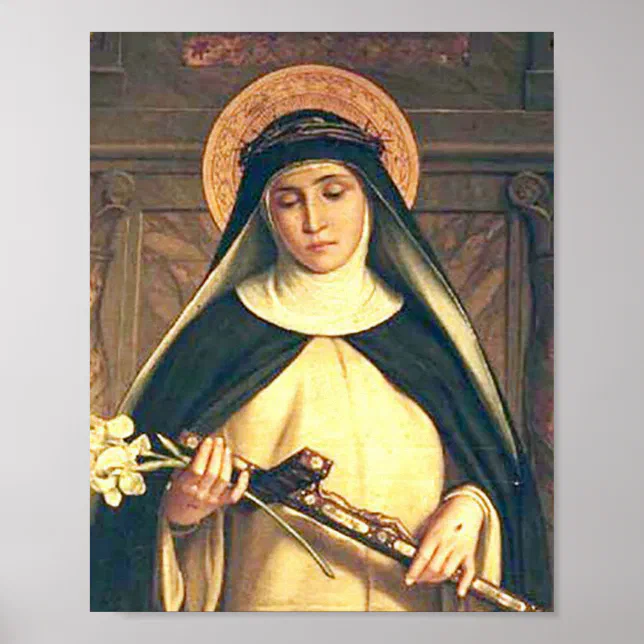 St. Catherine Of Siena Poster | Zazzle