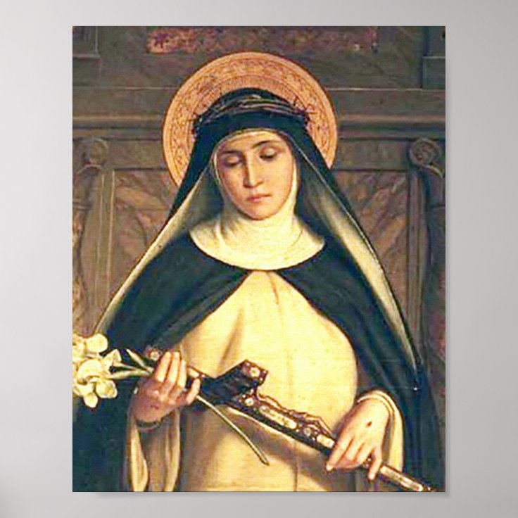 St. Catherine Of Siena Poster | Zazzle