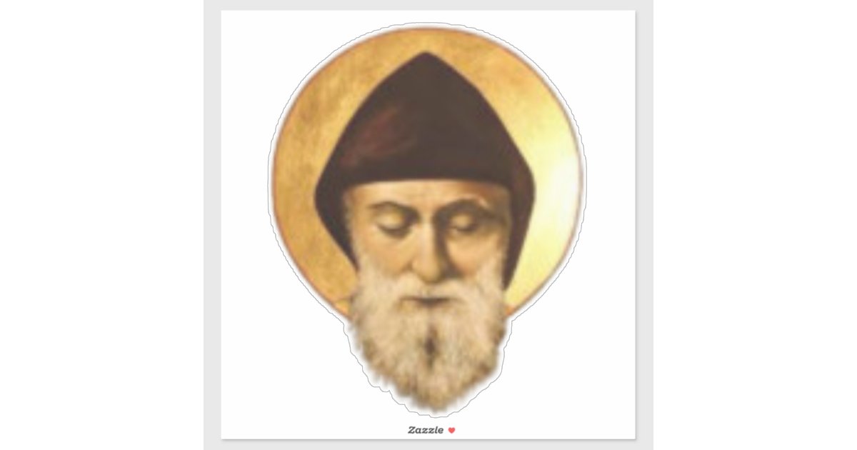 St. Charbel, Maronite Church Sticker | Zazzle