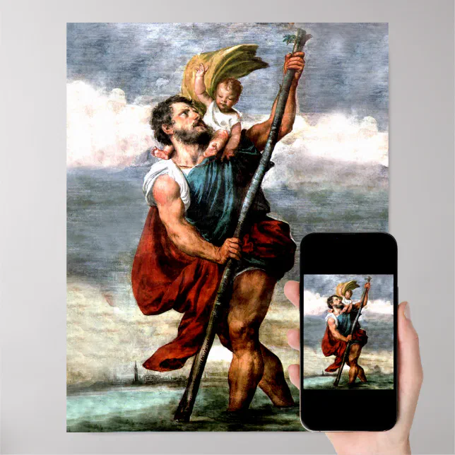 ST. CHRISTOPHER POSTER | Zazzle