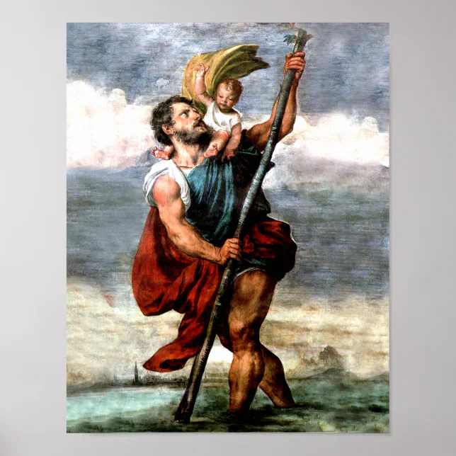 ST. CHRISTOPHER POSTER | Zazzle