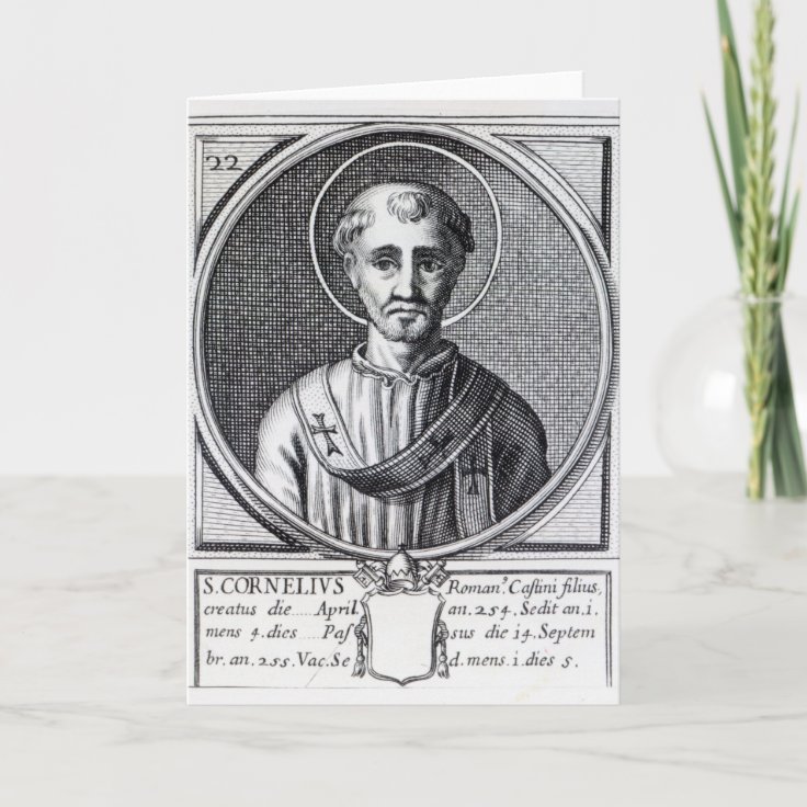 St. Cornelius Card | Zazzle