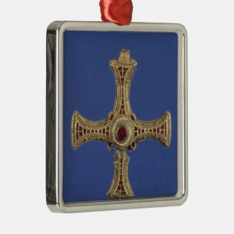 St. Cuthbert's Cross Metal Ornament | Zazzle