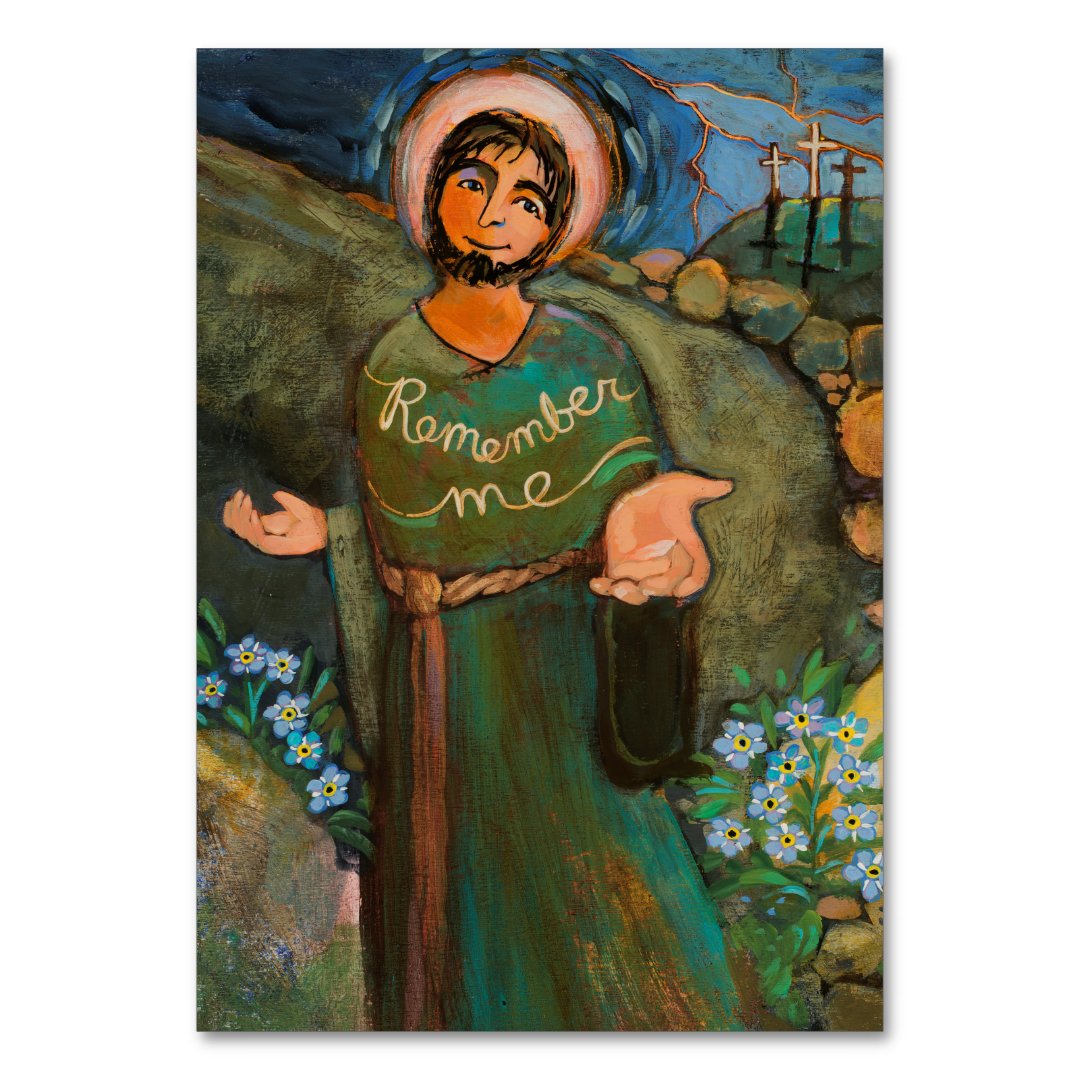 St. Dismas, the Good Thief Prayer Card | Zazzle