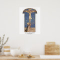 St.Dominic At The Cross Of Christ By Fra Angelico Poster | Zazzle