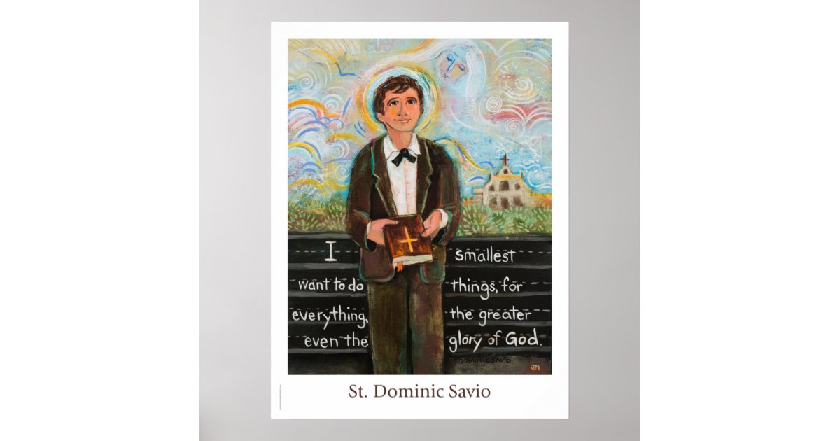 St. Dominic Savio Poster | Zazzle