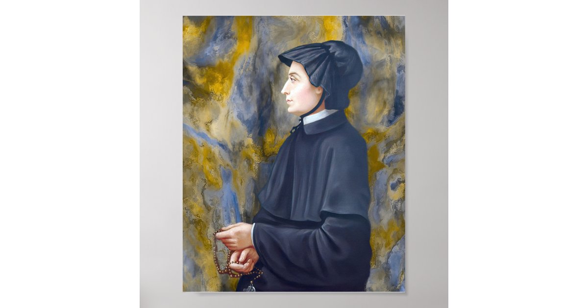 St Elizabeth Ann Seton Catholic Saint Poster | Zazzle