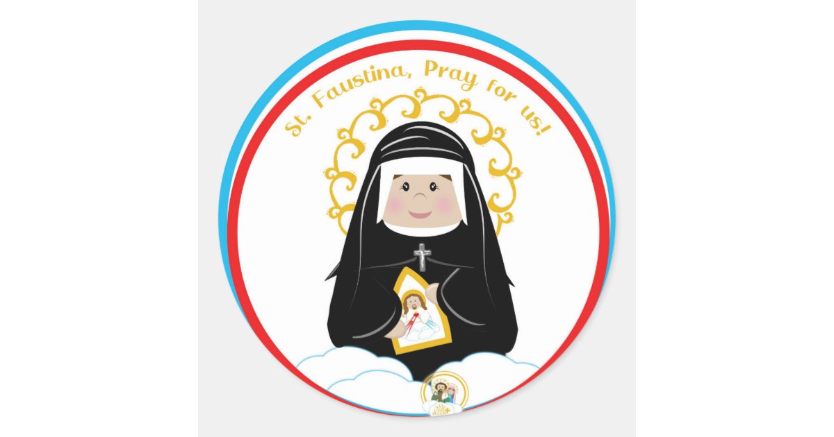 St. Faustina Sticker | Zazzle