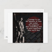 St. Florian Courage Firefighter Postcard | Zazzle