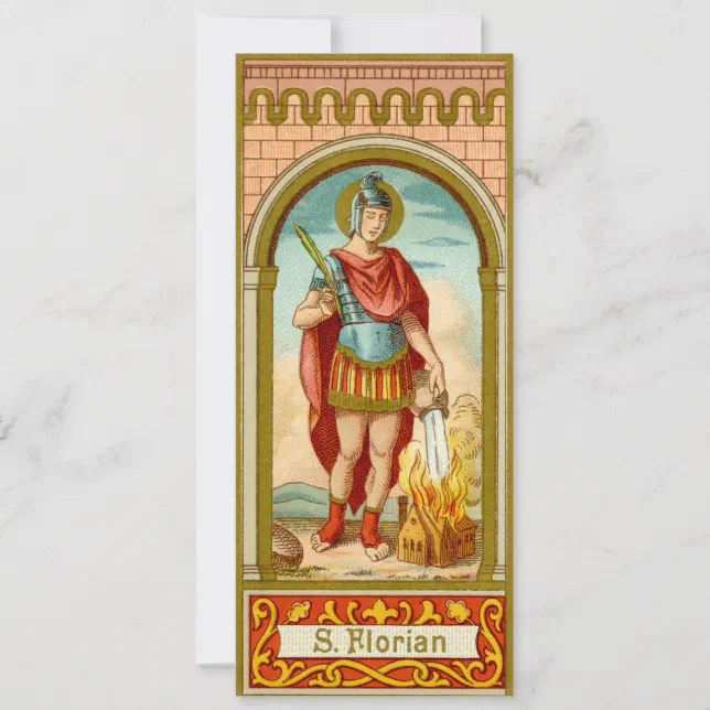 St. Florian of Lorch (BK 32) Greeting Card | Zazzle