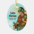 St. Florian with Bucket (Both; M 019) Ceramic Ornament | Zazzle