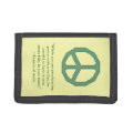 St. Francis of Assisi Peace Quote Tri-fold Wallet | Zazzle