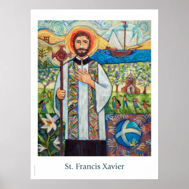 St. Francis Xavier Catholic Poster | Zazzle