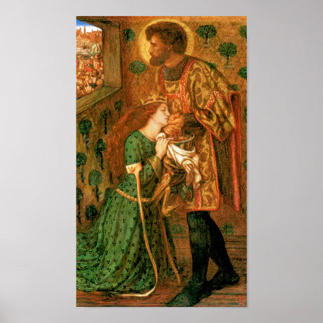 St George and the Princess Sabra Poster | Zazzle