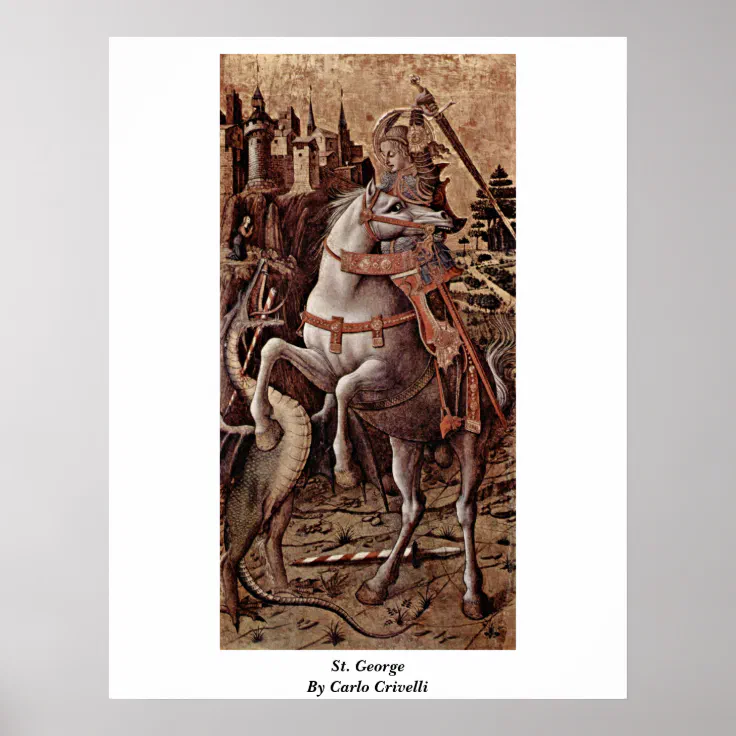 St. George By Carlo Crivelli Poster | Zazzle