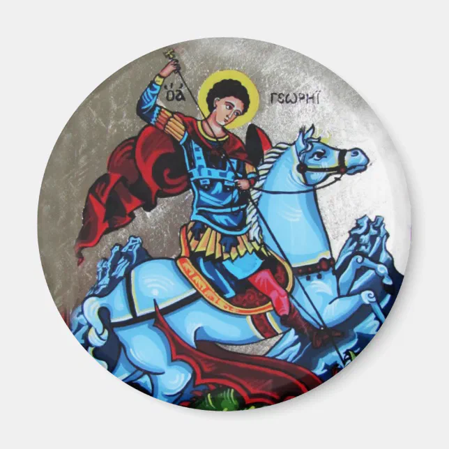St George Orthodox Icon Magnet | Zazzle
