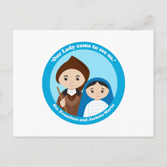 St. Jacinta and St.Francisco Marto Postcard | Zazzle