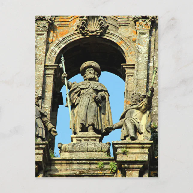 St James, Santiago de Compostela Cathedral, Spain Postcard | Zazzle