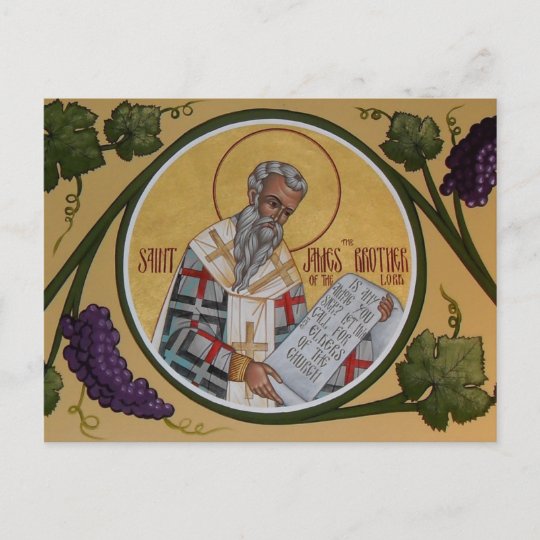 St. James the Brother of our Lord Prayer Card | Zazzle.com