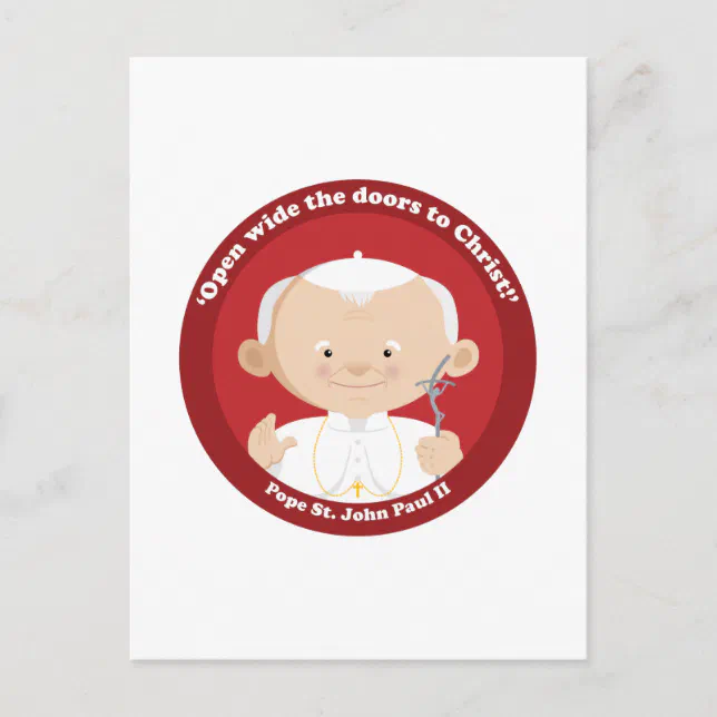 St John Paul II Postcard | Zazzle