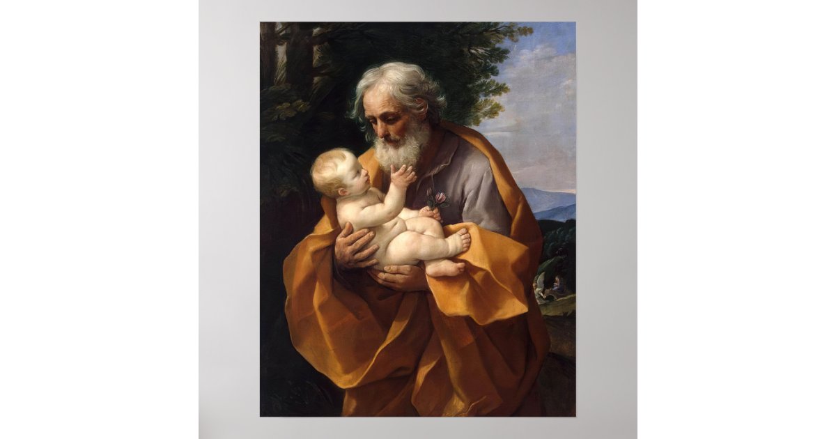St Joseph and the Child Jesus - Guido Reni Poster | Zazzle.com