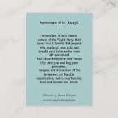 St. Joseph Feast Day Memorare Prayer Holy Card | Zazzle