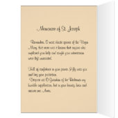 St. Joseph Feast Day Traditional Catholic Prayer | Zazzle