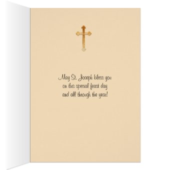 St. Joseph Feast Day Traditional Catholic Prayer | Zazzle