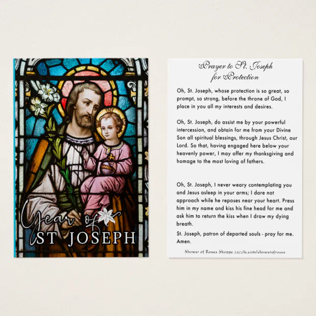 St. Joseph Jesus Catholic Protection Prayer | Zazzle
