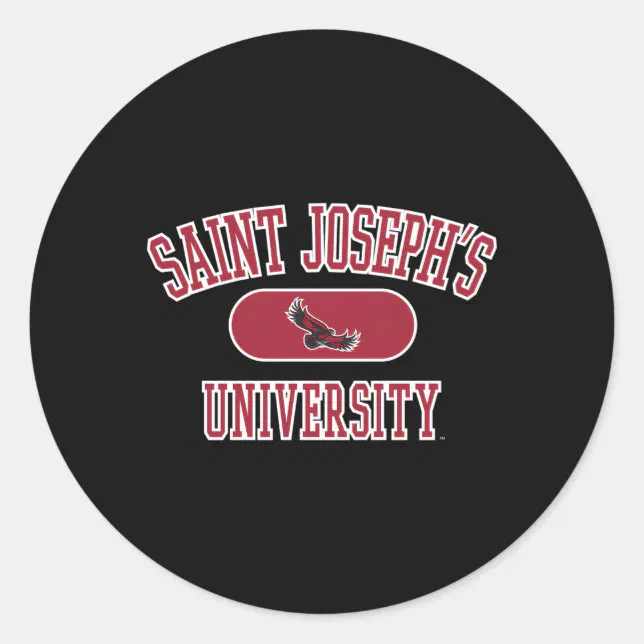 St Joseph'S Hawks Varsity Classic Round Sticker | Zazzle