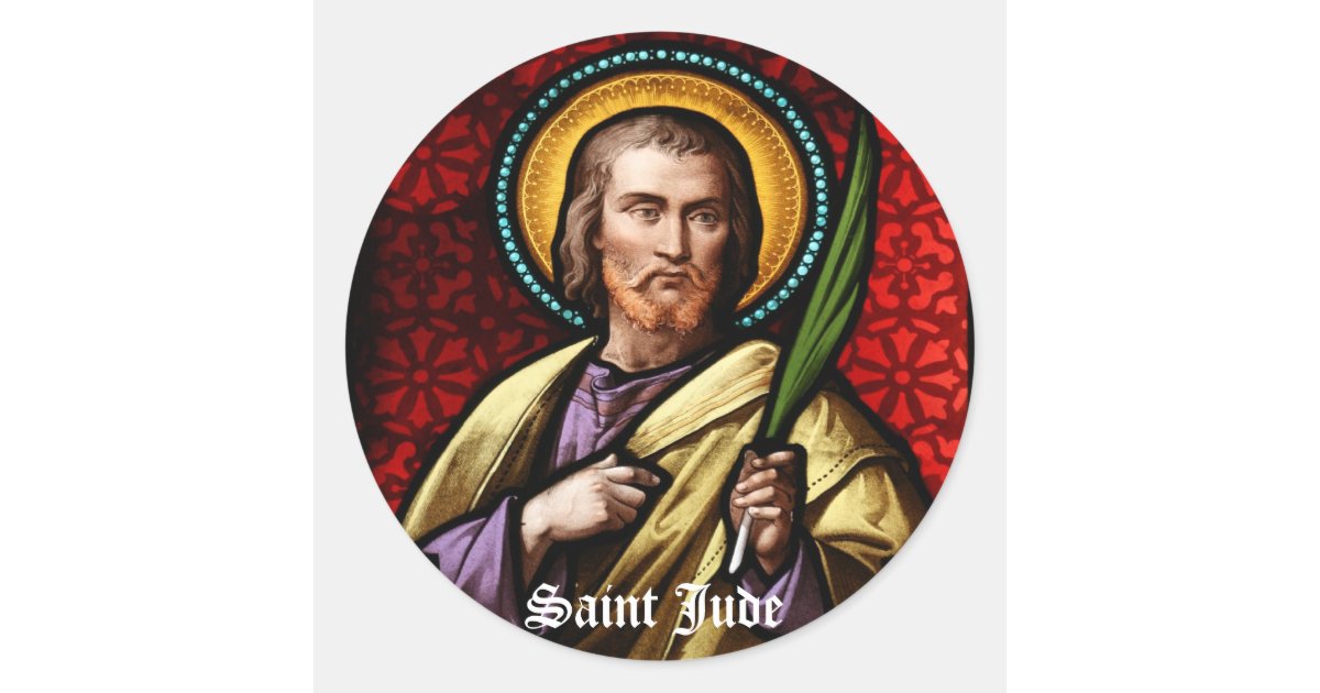 St Jude 4 Classic Round Sticker | Zazzle