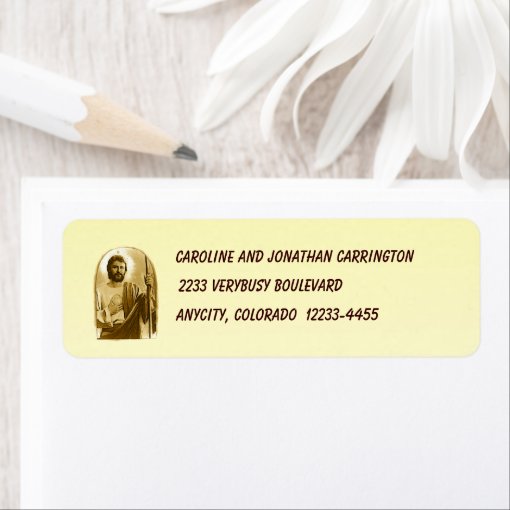St. Jude Return Address Label | Zazzle