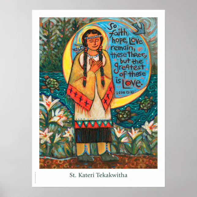 St. Kateri Tekakwitha Catholic Classroom poster | Zazzle