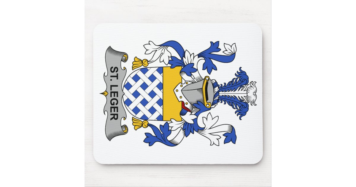 St. Leger Family Crest Mouse Pad | Zazzle