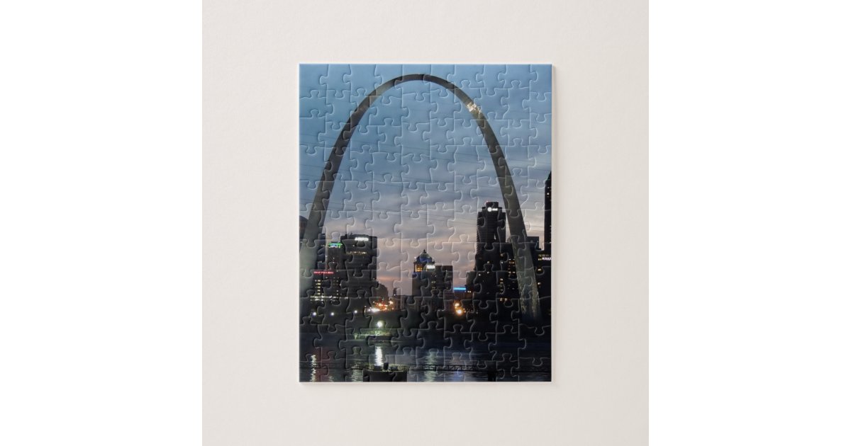 St Louis Arch Skyline Jigsaw Puzzle | Zazzle