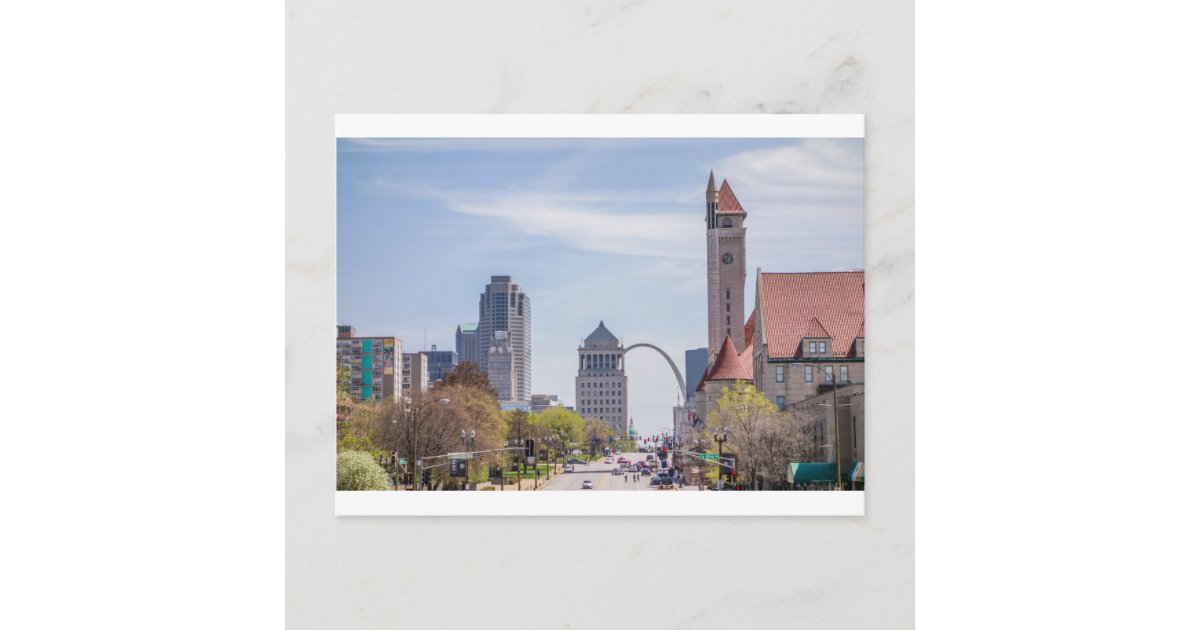 St. Louis Missouri arch Postcard | Zazzle