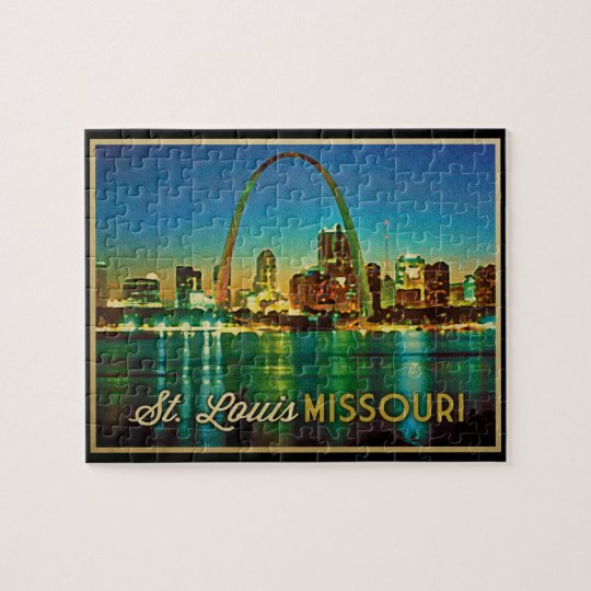 St. Louis Missouri Skyline Jigsaw Puzzle | Zazzle.com