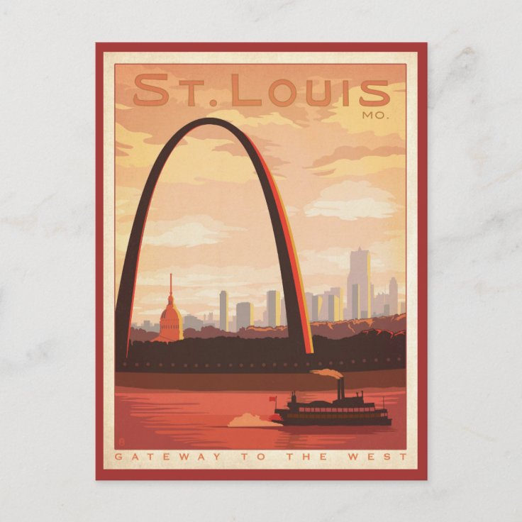 St Louis, MO Postcard | Zazzle
