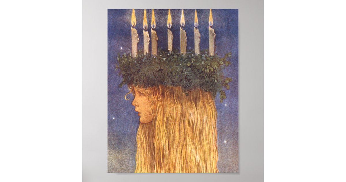 St Lucia John Bauer Poster | Zazzle