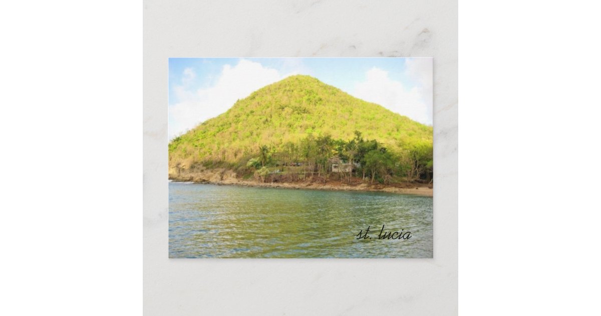 st. lucia postcard | Zazzle