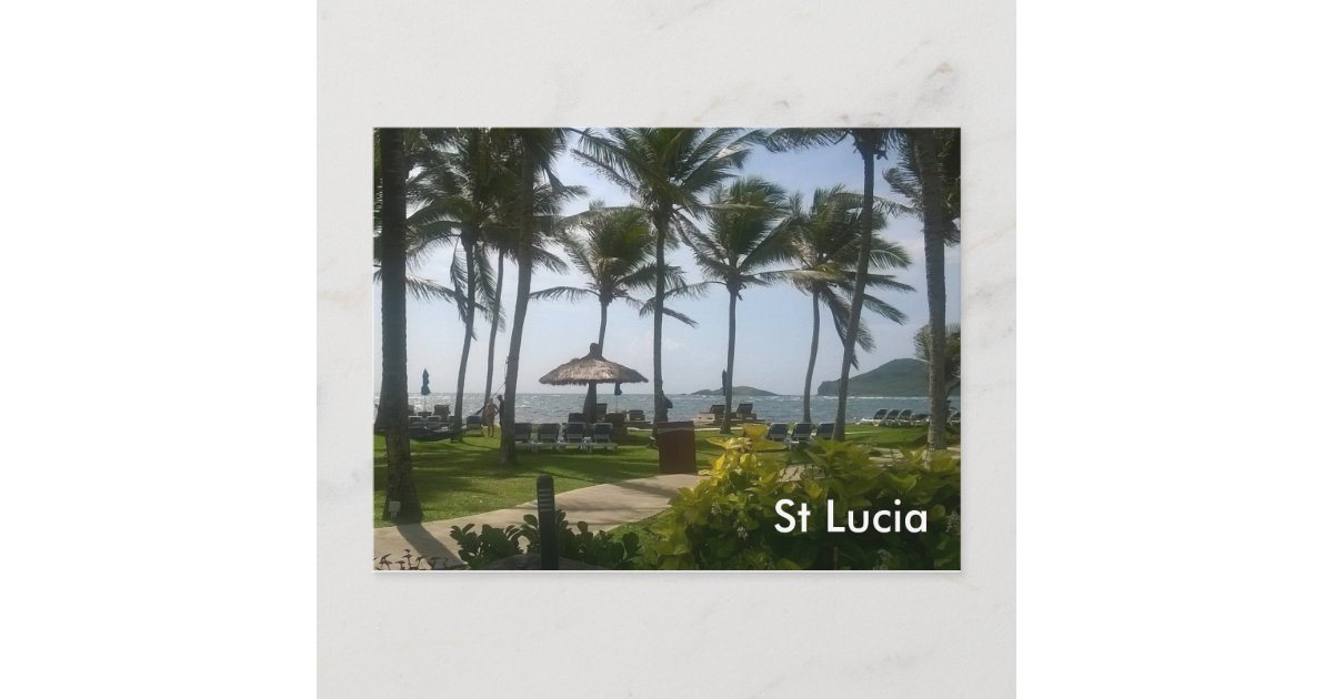 St Lucia Postcard | Zazzle