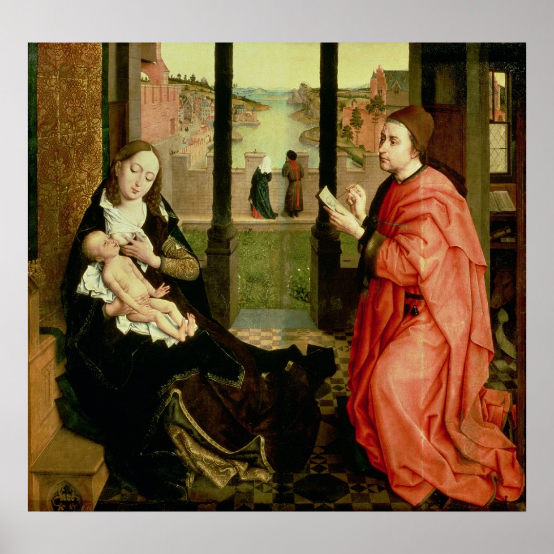St. Luke Drawing a Portrait of the Virgin Poster | Zazzle