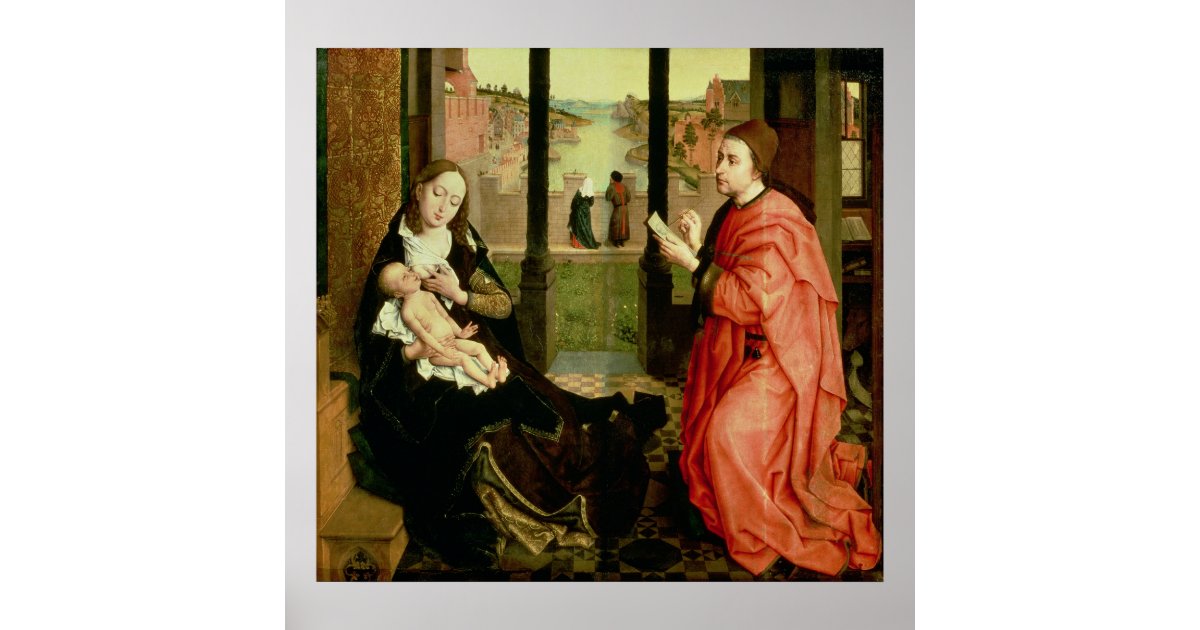 St. Luke Drawing a Portrait of the Virgin Poster | Zazzle