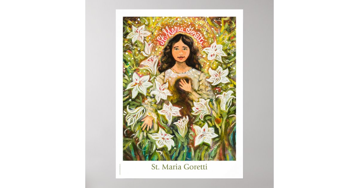 St. Maria Goretti Catholic Classroom poster | Zazzle