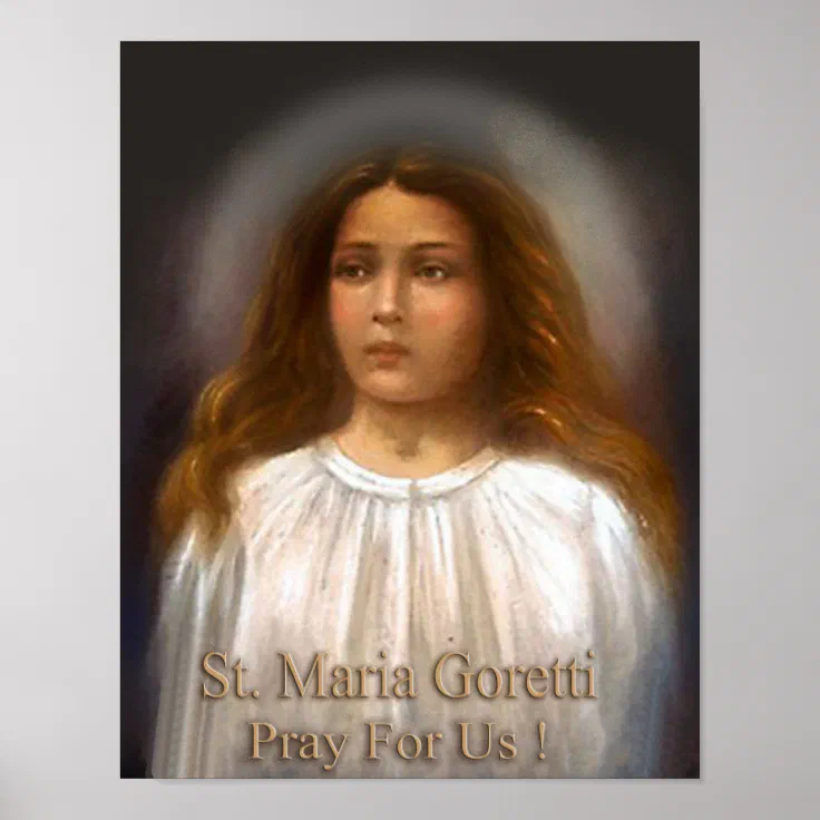 St. Maria Goretti, Martyr for Purity, Poster | Zazzle