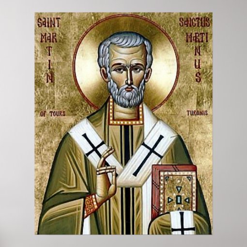 St Martin de Tours icon Poster | Zazzle